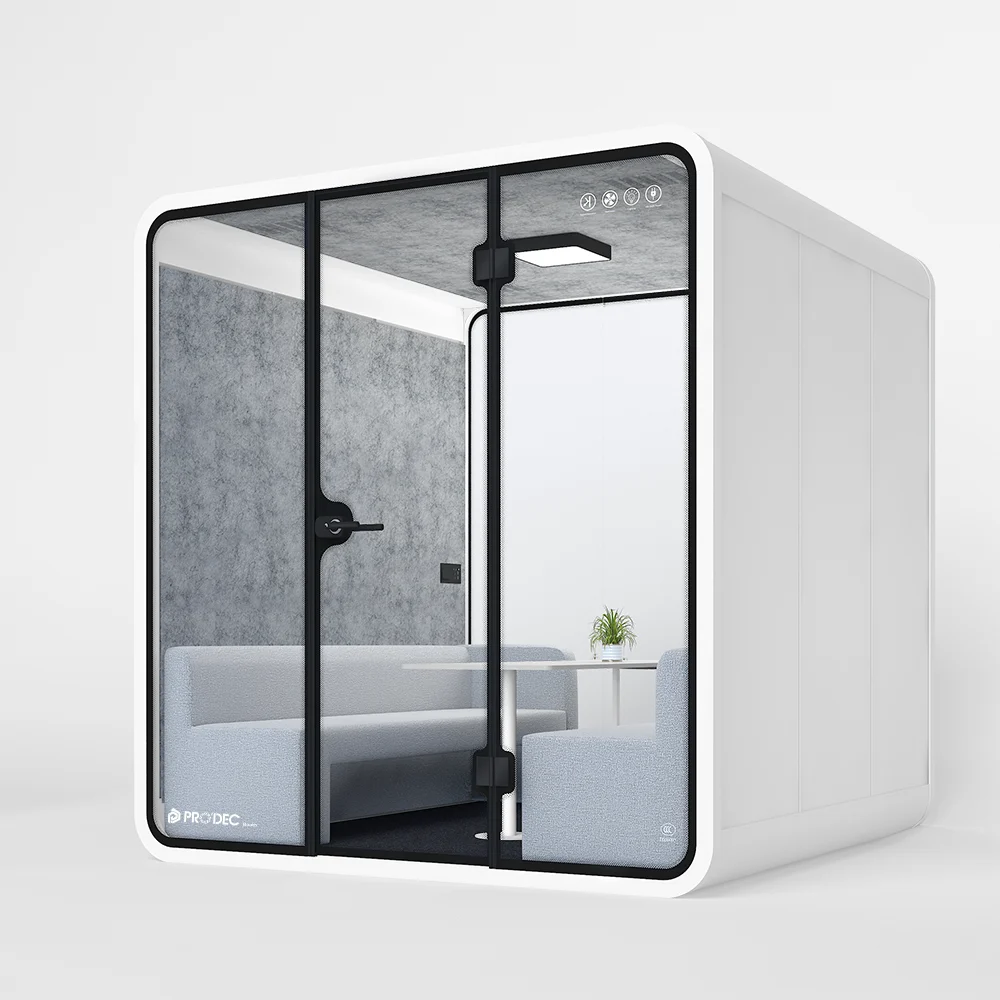 XL POD - For Six Persons-Office Meeting Pods Soundproof Phone Booth